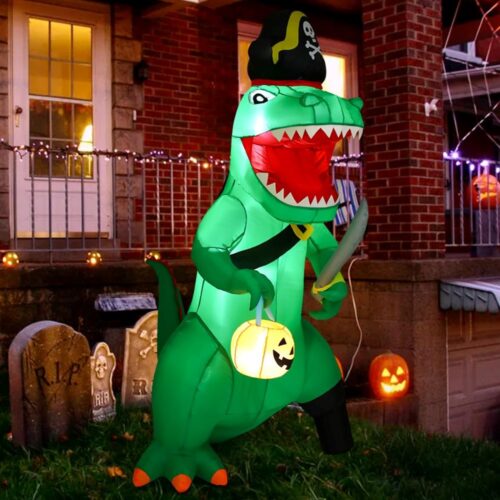 Halloween Inflatables Dinosaur With LED - Inflatable Floats OEM and ODM ...