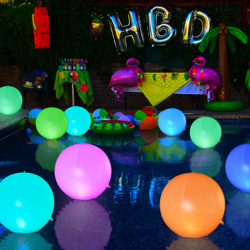 Why Water Parks Love Inflatable LED Lights